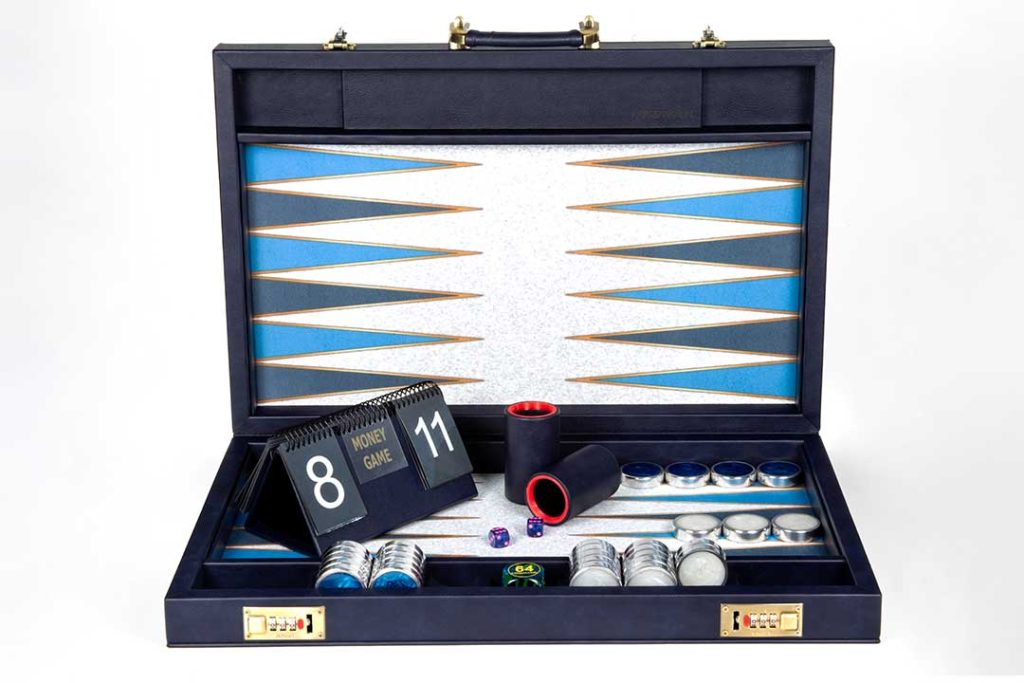 Backgammon Board Blue - Model DB601 - KATGAMMON | Backgammon Equipment