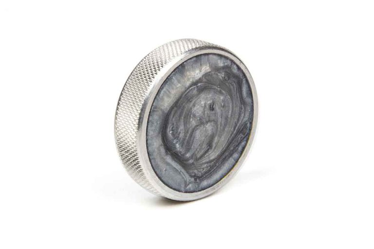 Metal Edge Checkers (Textured Edge) - KATGAMMON | Backgammon Equipment